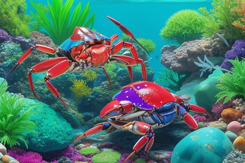 Colorful Freshwater Crabs for Aquascaping - Exotic Aquatic Pets